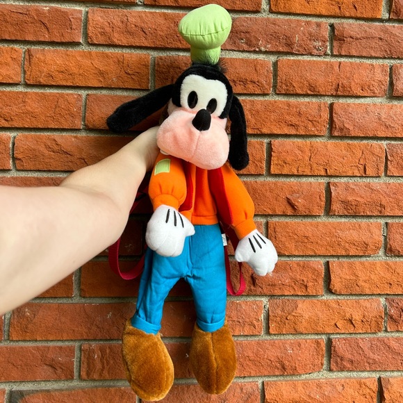 Disney | Bags | 9s2000s Disney Goofy Plush Backpack | Poshmark